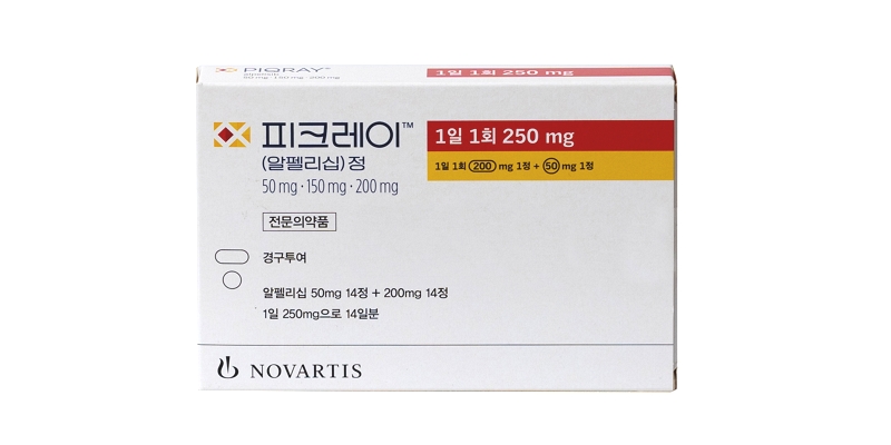 피크레이 정 250mg (200mg 1정+50mg 1정) [28TAB] ( Piqray tab 250mg (200mg 1정 ...
